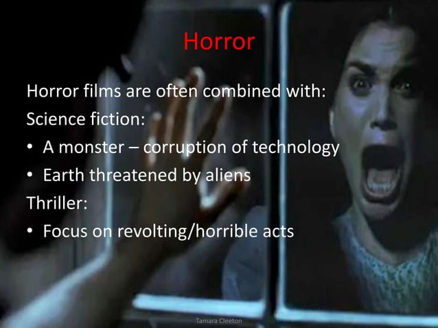 Genre horror codes and conventions | PPT