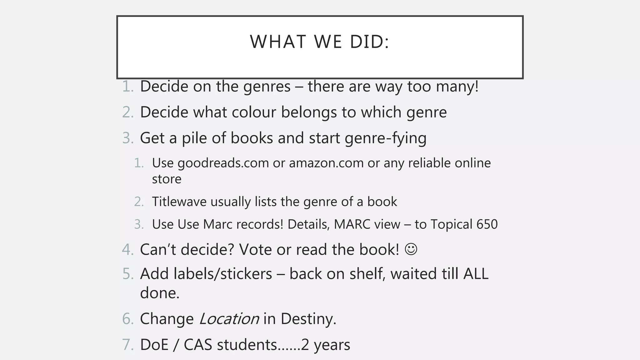 Genre in dis library | PPT