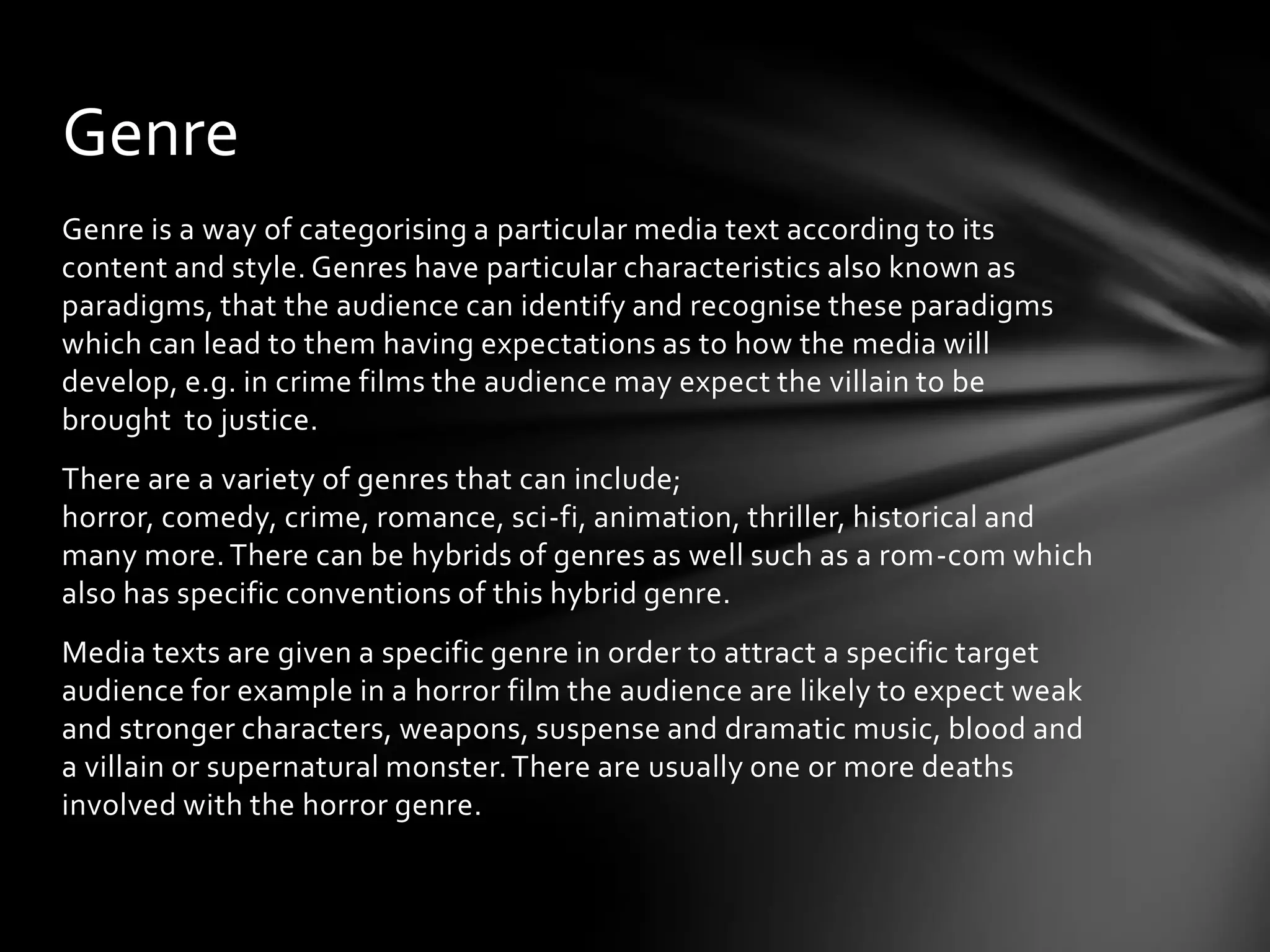 genre-investigation-ppt