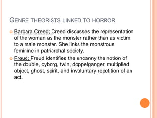 Genre investigation | PPTX