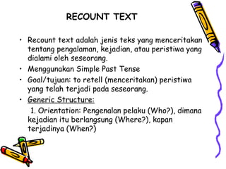 Genre (jenis jenis teks) | PPT