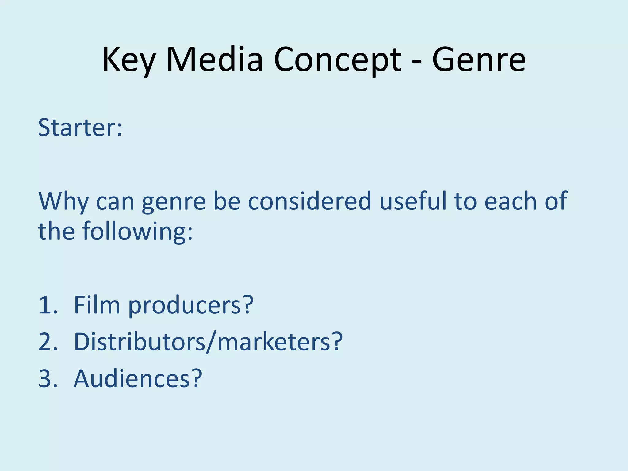 Genre lesson slides 2012 | PPT