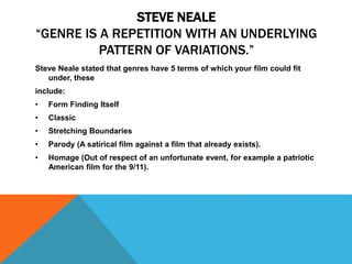 Genre & Narrative Theory | PPT