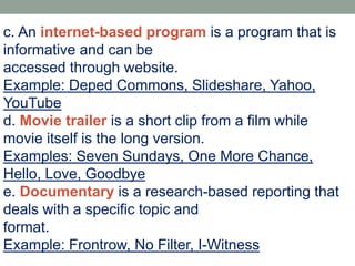 Genre of a Material Viewed 2020 Day 1.pptx