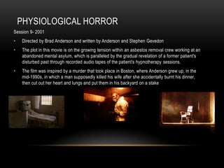 Genre of film - Horror - Possession | PPT