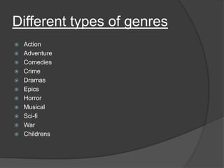 Genre powerpoint | PPT