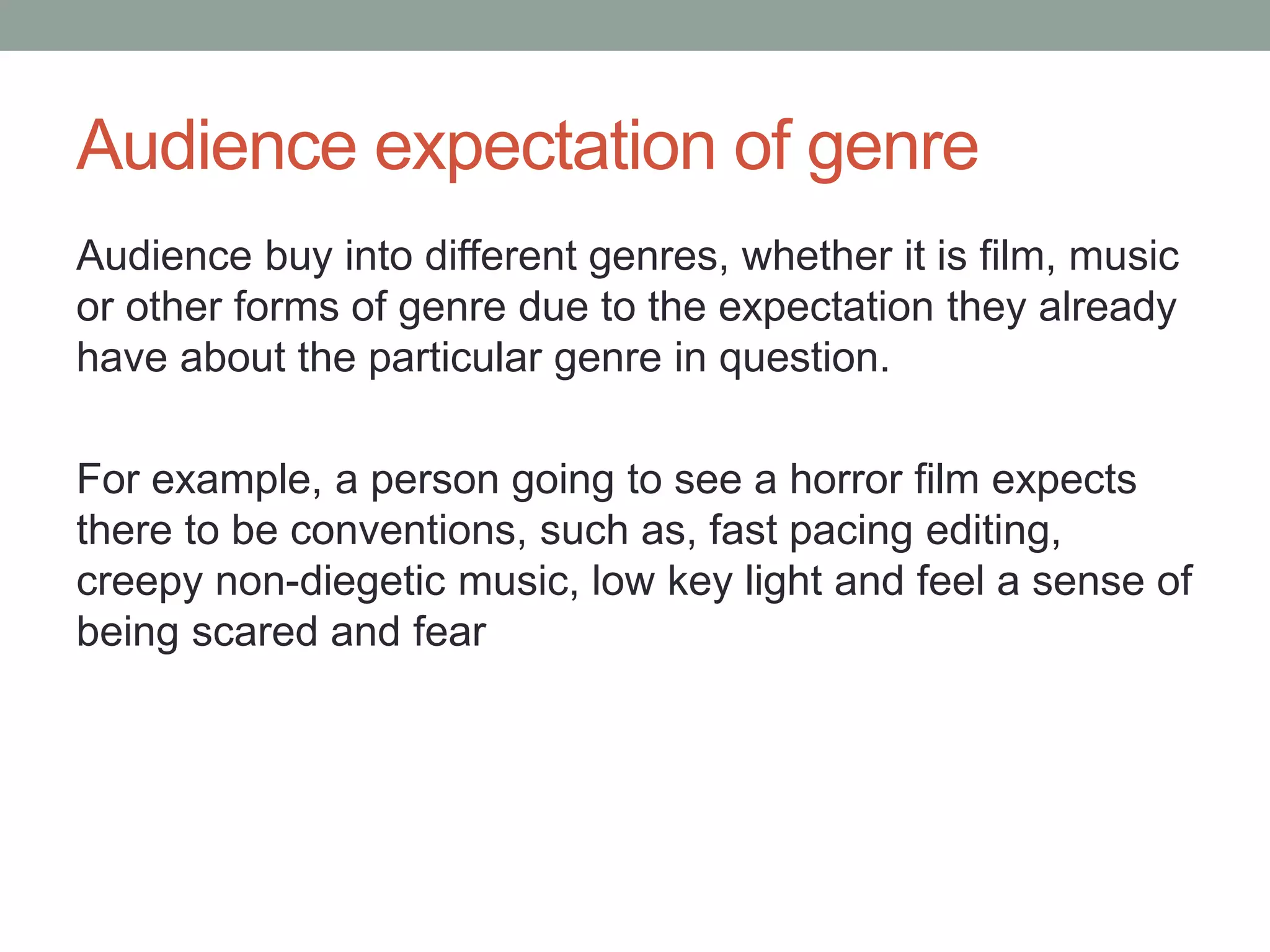 Genre presentation | PPT