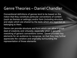 Genre presentation | PPT