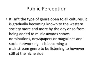 Genre representation | PPT