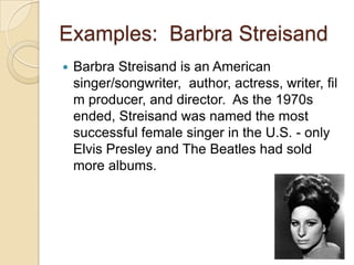 Singer/songwriter Genre Research | PPT