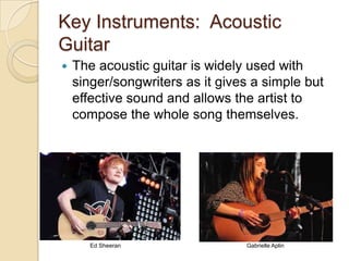 Singer/songwriter Genre Research | PPT