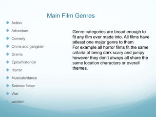 Genre research | PPT