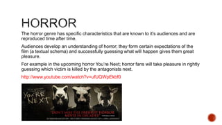 Genre research | PPTX | Horror | Genres
