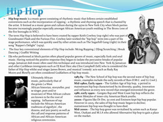 Genre Research: R&B/Hip Hop | PPTX