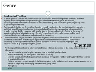 Genre research | PPT