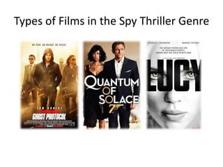 Spy Thriller Genre research | PPT