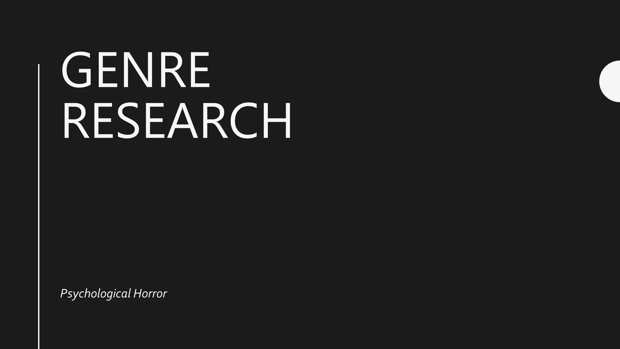 Genre Research | PPTX