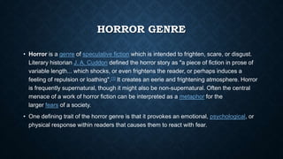 Genre research. | PPT