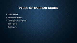 Genre research. | PPTX