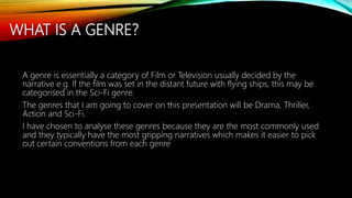 Genre research | PPTX | Drama | Genres