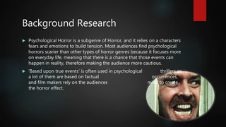 Genre research powerpoint | PPT