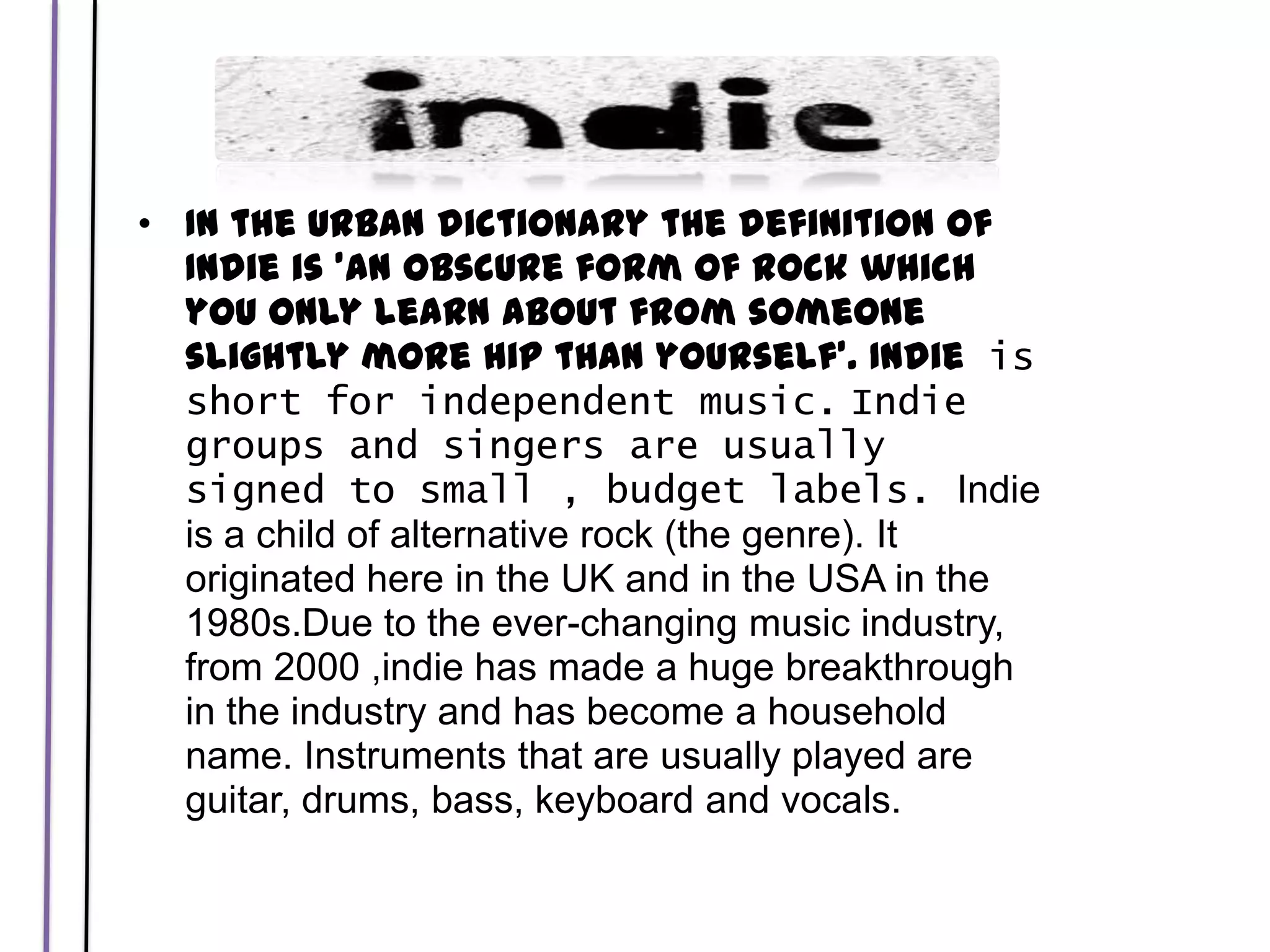 Focus on Music Genres | PPTX