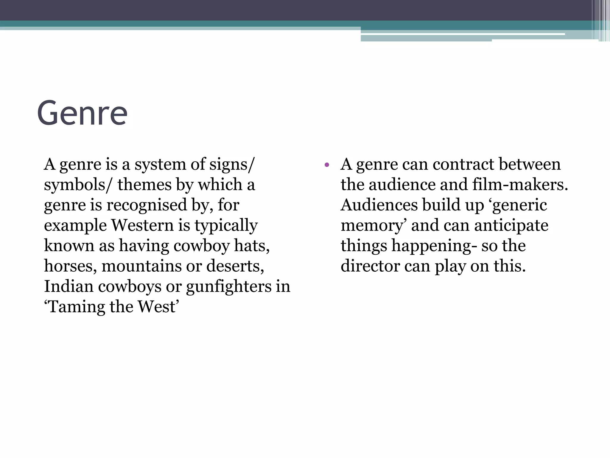 Genres | PPT
