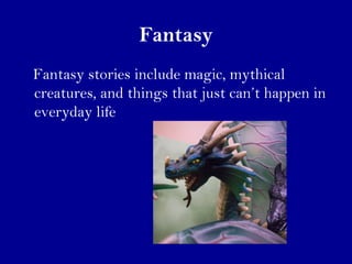 Fiction Genres 2: Science Fiction and Fantasy | PPT