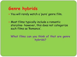 Genre signifiers | PPTX