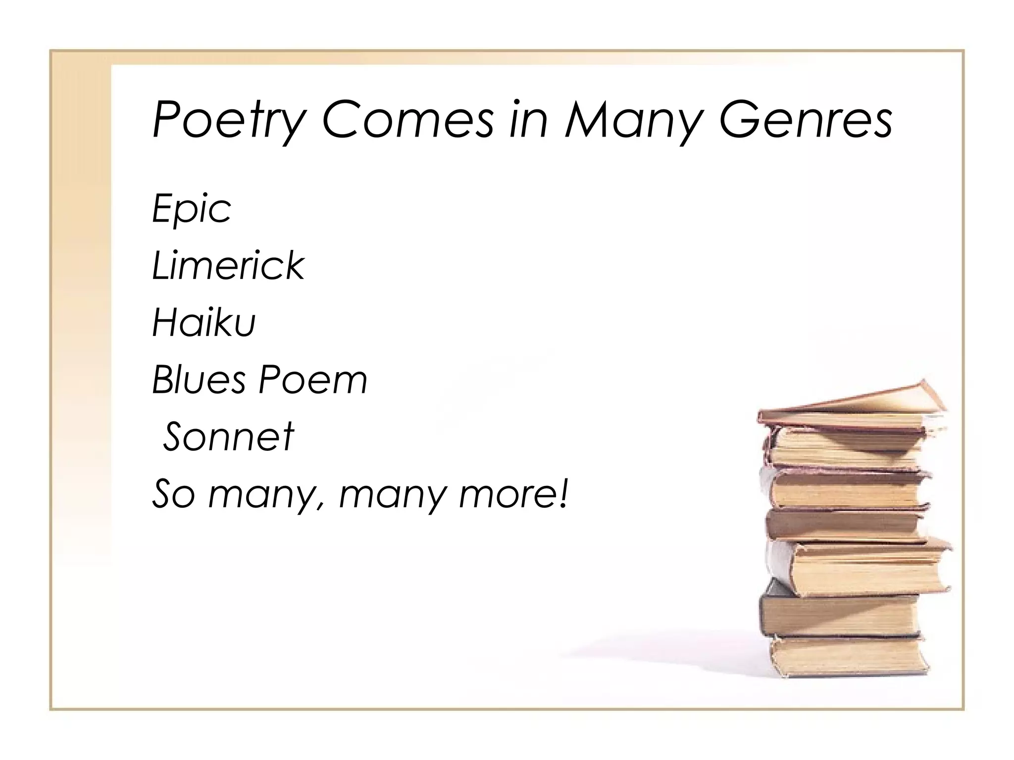 Genres in literature | PPT