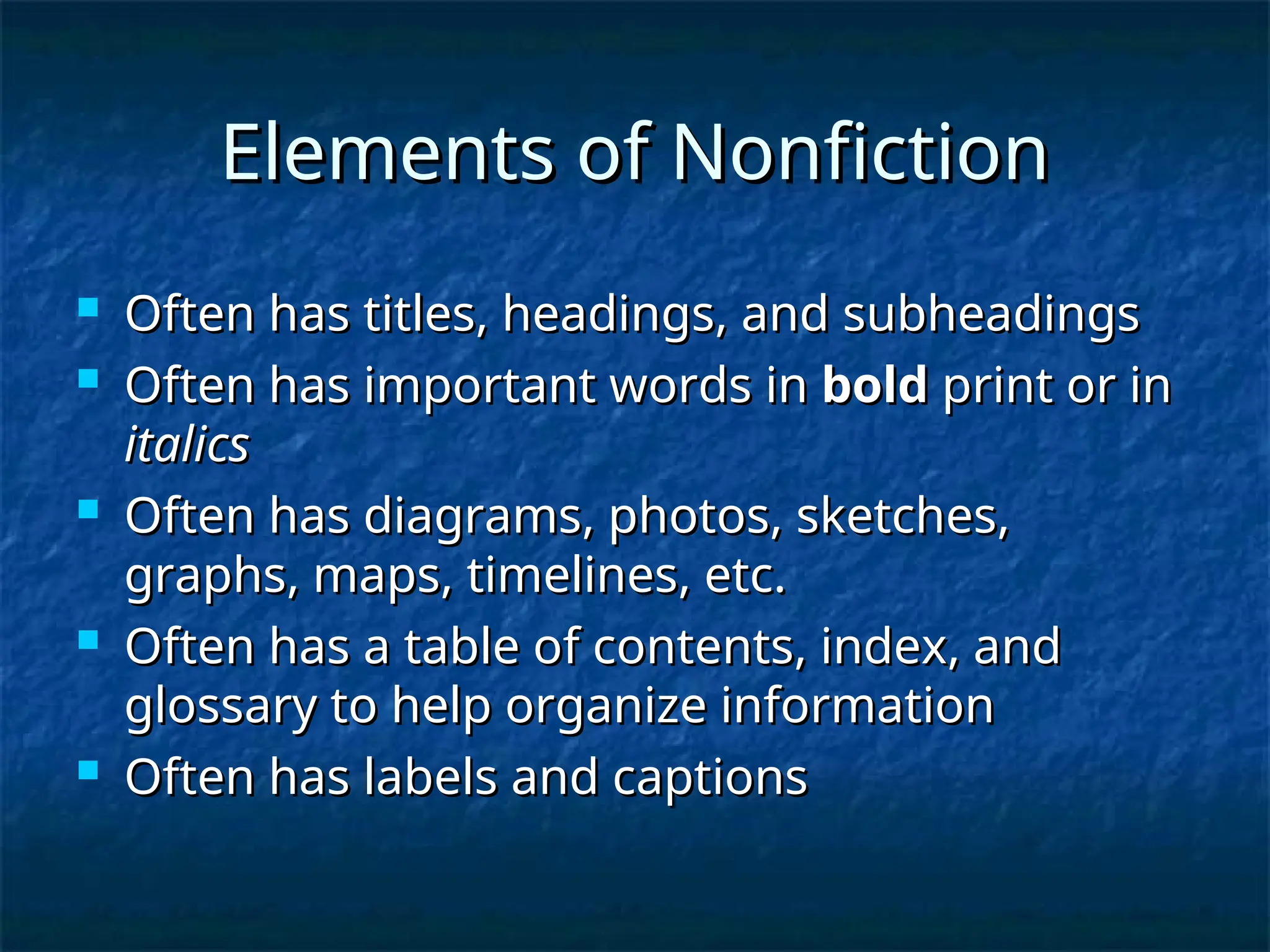 types of Nonfiction.ppt types of Nonfiction | PPT