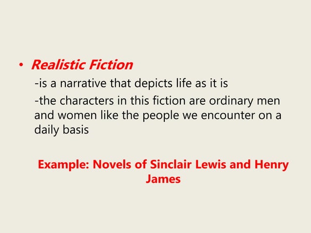 Genres of fiction | PPTX