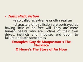 Genres of fiction | PPTX