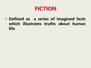 Genres of fiction | PPTX