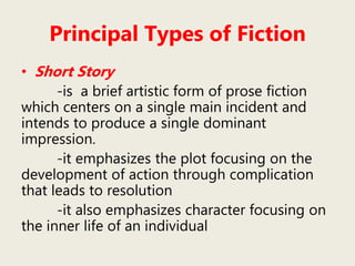 Genres of fiction | PPTX