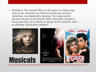 Genres of films | PPTX | Documentary | Genres