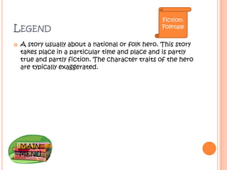 Genres Of Literature | PPTX