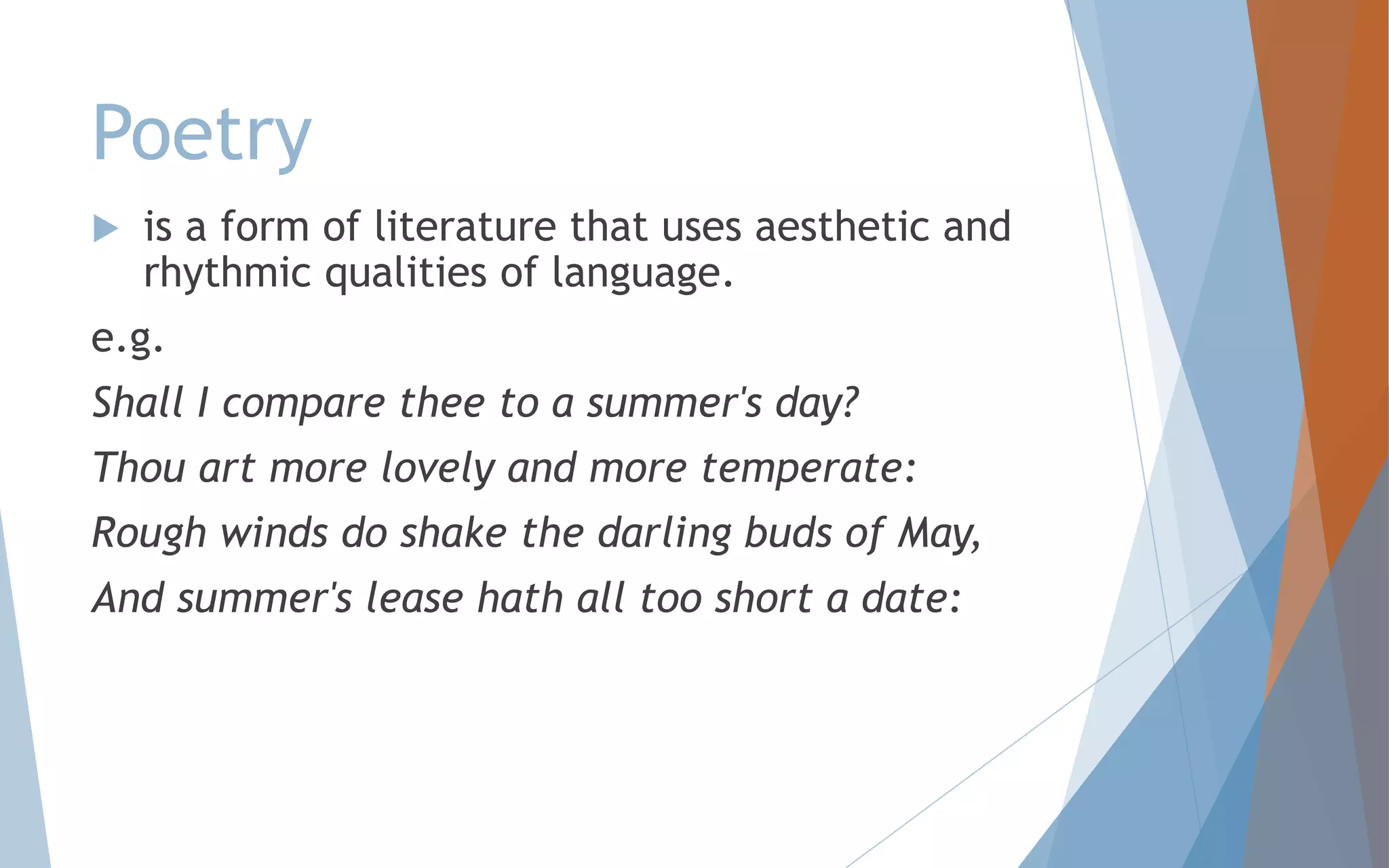 Genres of literature | PPTX