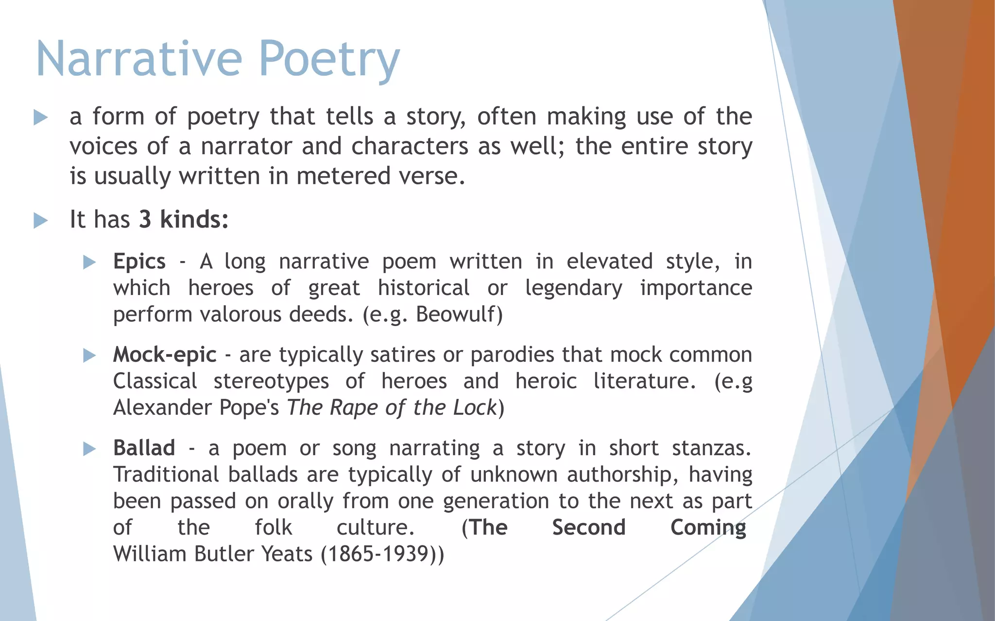 Genres of literature | PPTX