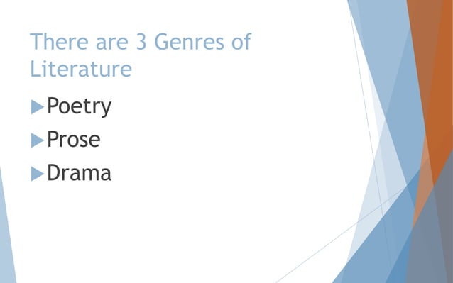 Genres of literature | PPTX