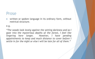 Genres of literature | PPTX