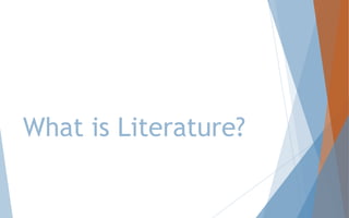 Genres of literature | PPTX