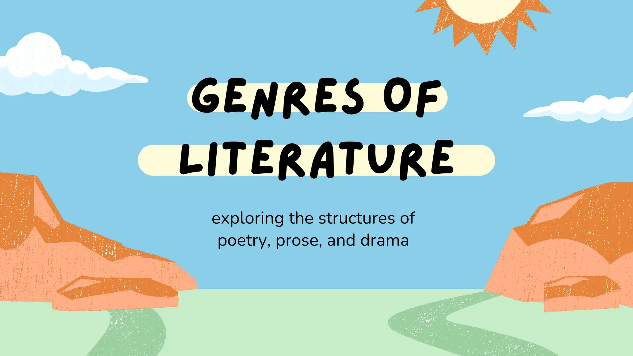 Genres of Literature and their structural elements Education ...