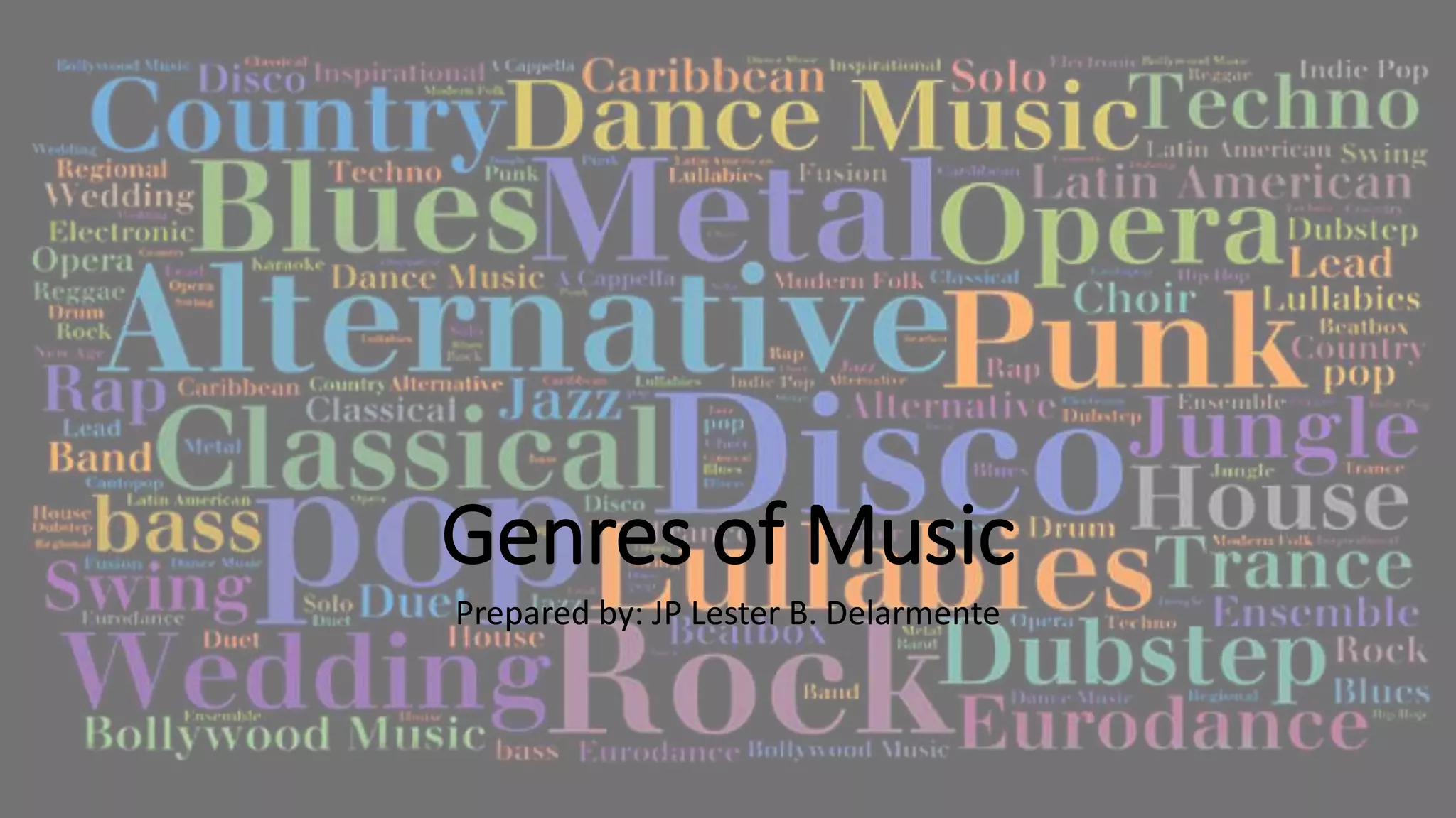 Genres of music | PPTX