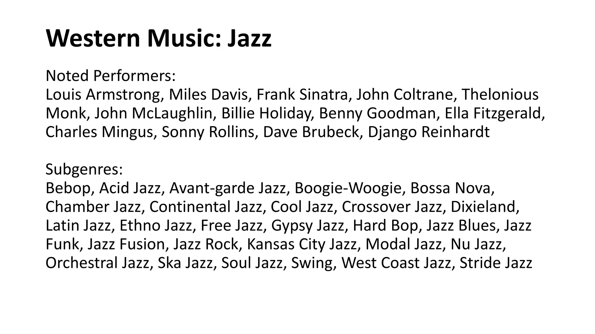 Genres of music | PPTX