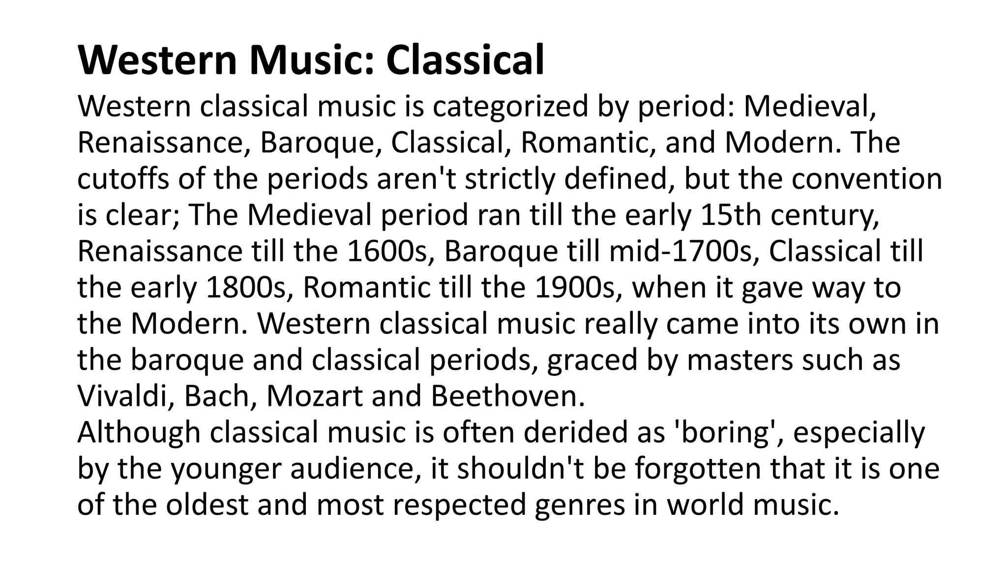 Genres of music | PPTX