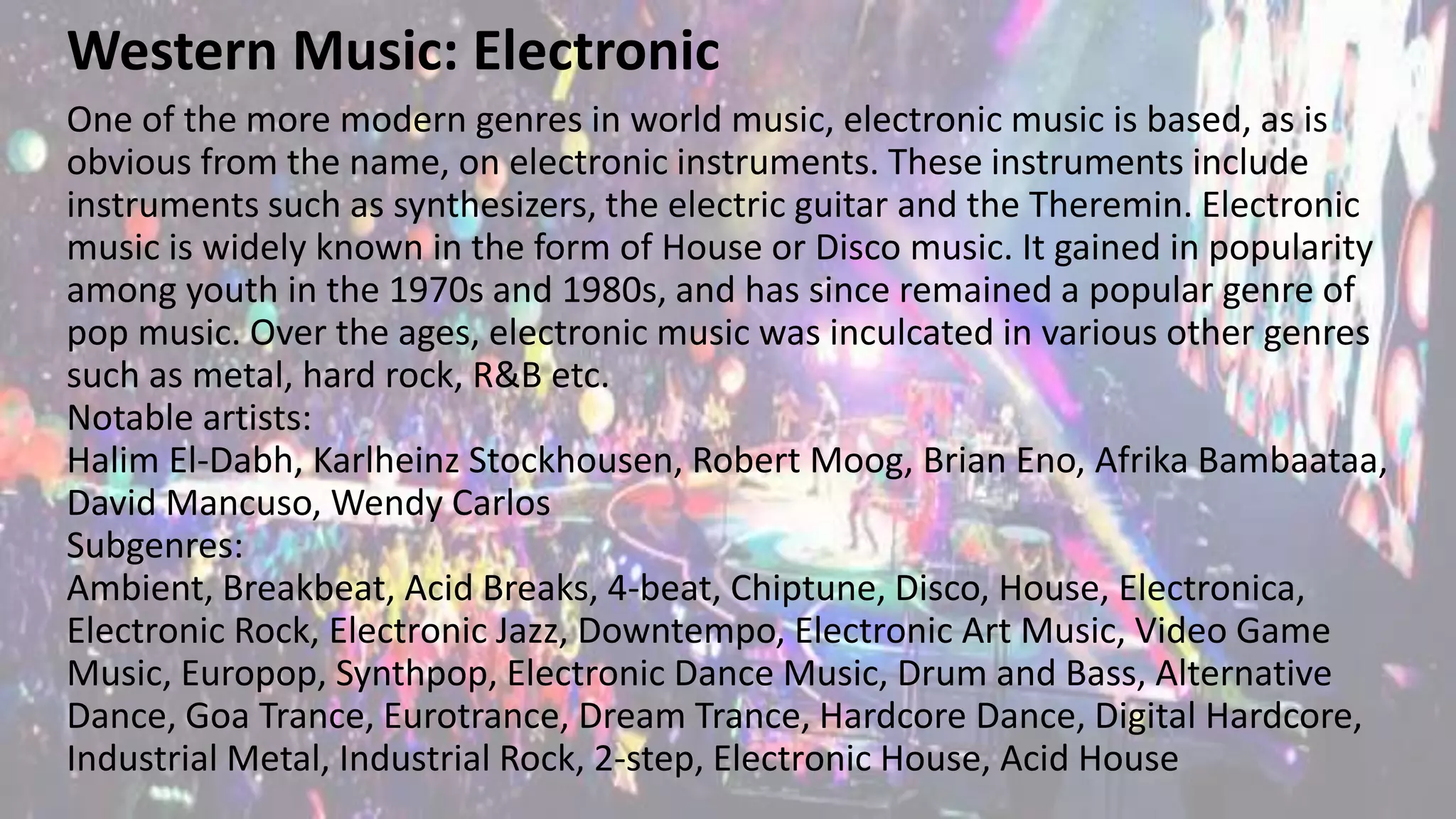 Genres of music | PPTX
