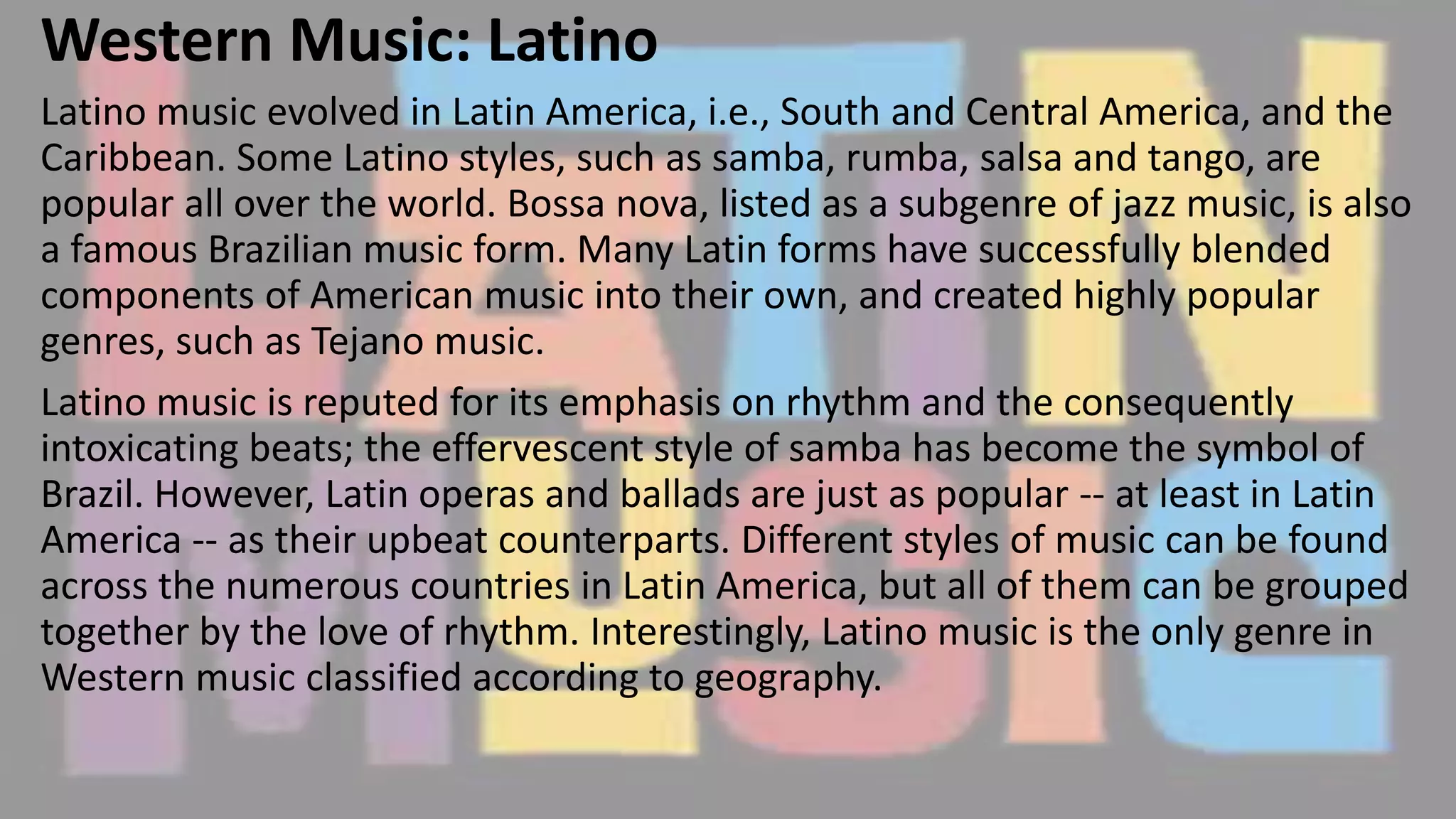 Genres of music | PPTX