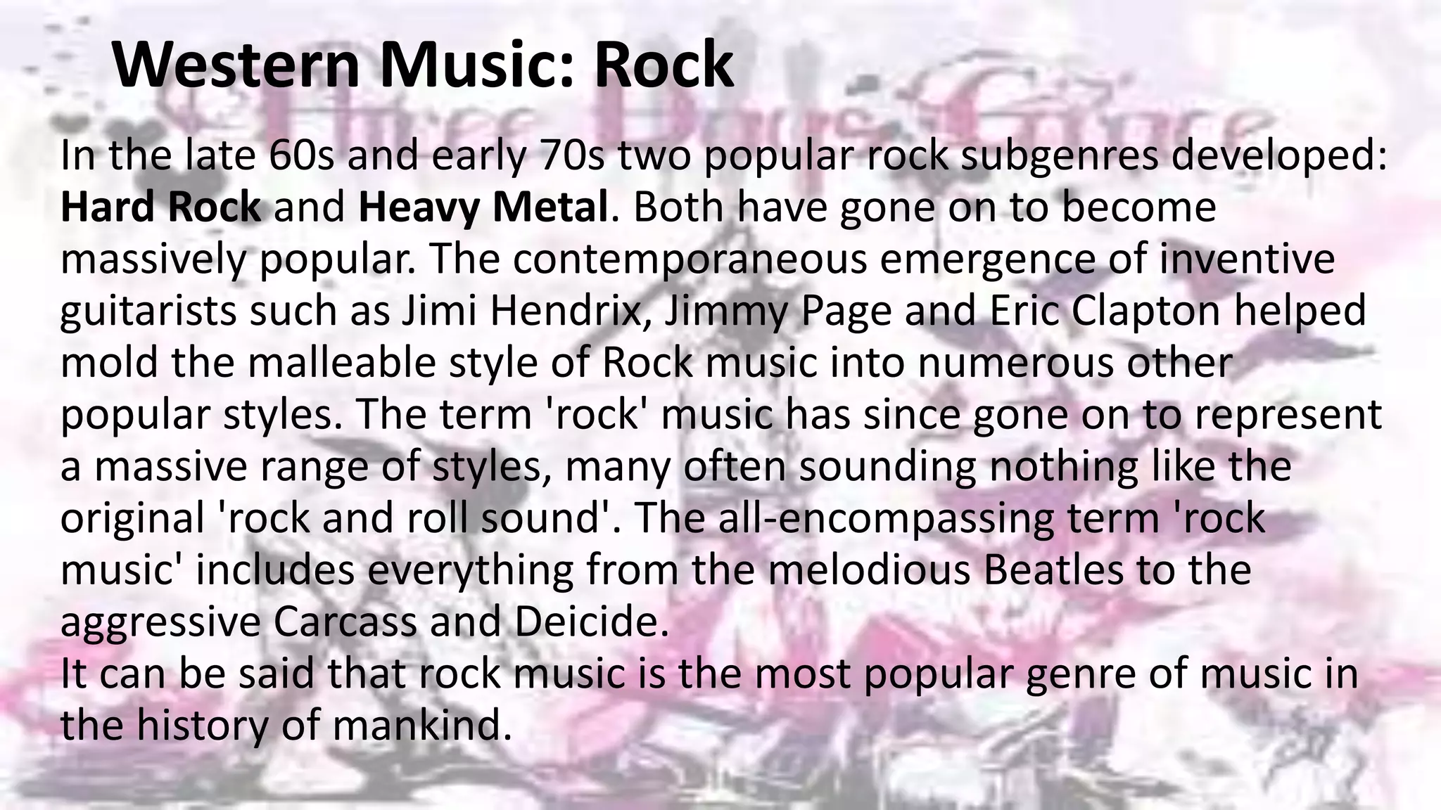 Genres of music | PPTX