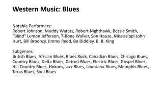 Genres of music | PPTX